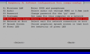 Disable the Raspberry Pi Desktop – Wobblycogs Workshop